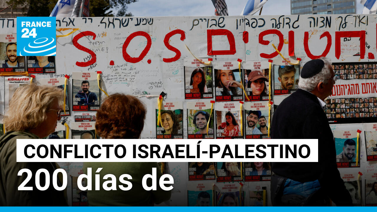 Qué ha pasado con los rehenes israelíes tras 200 días de secuestro - France 24